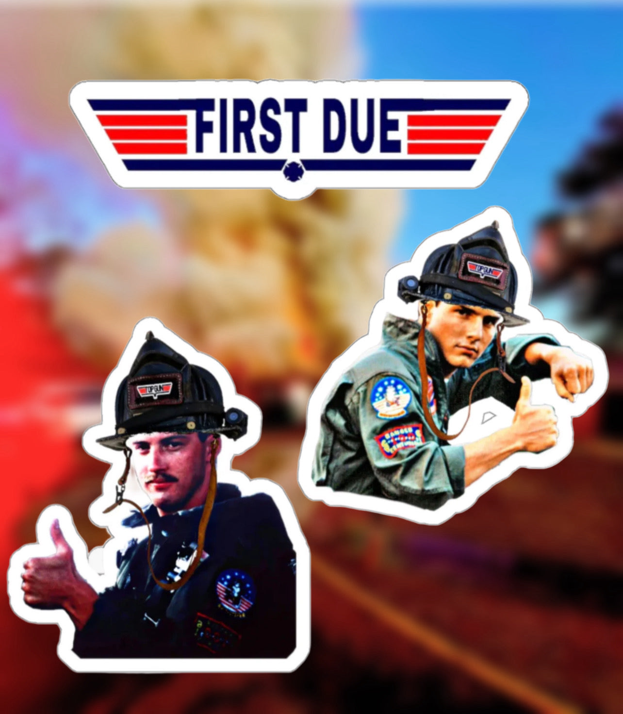 Top Gun Stickers - 3 Pack | American Fire Brigade