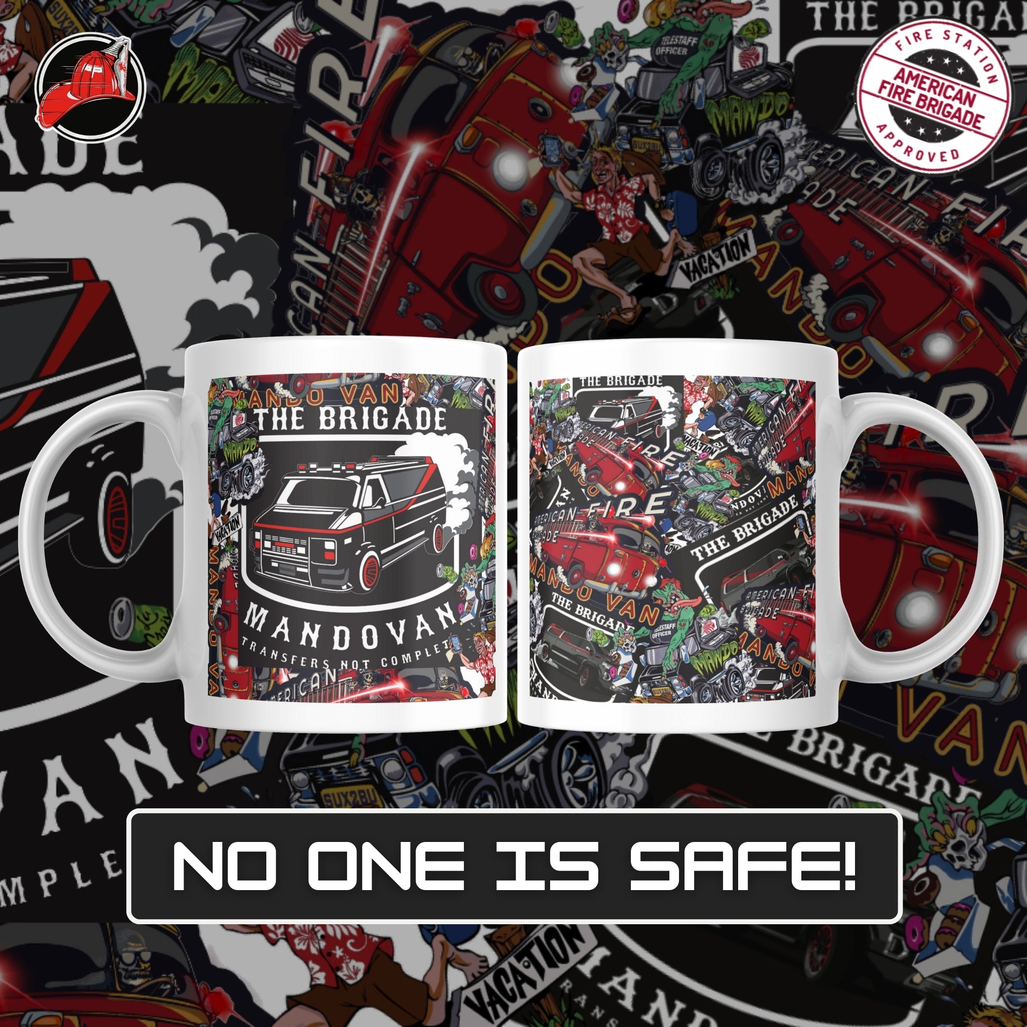 Mando Van Mug | American Fire Brigade