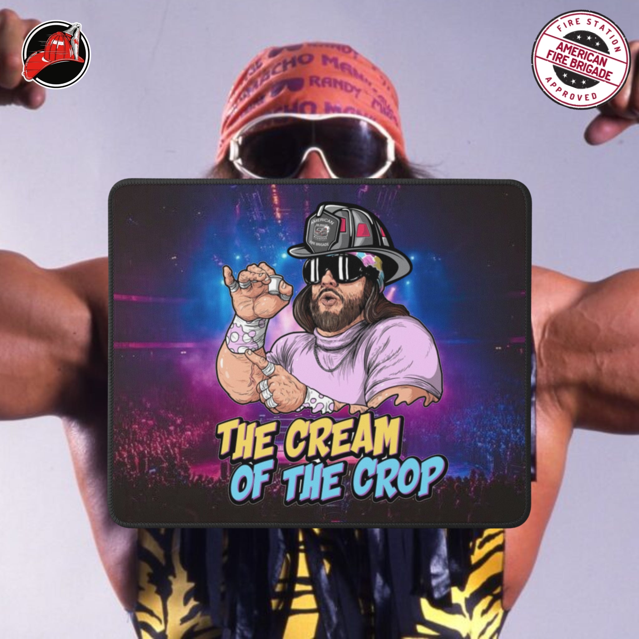 Macho Man Mouse Pad | American Fire Brigade