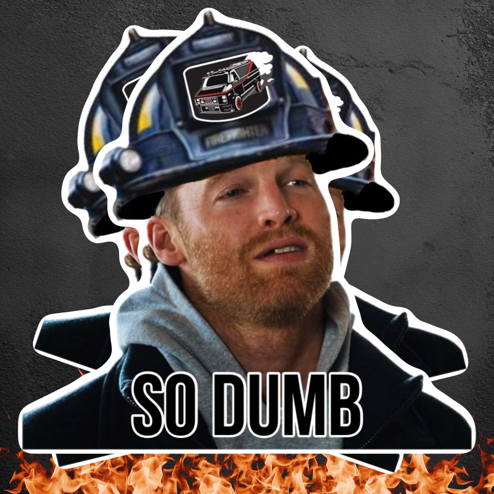 So Dumb Sticker | American Fire Brigade