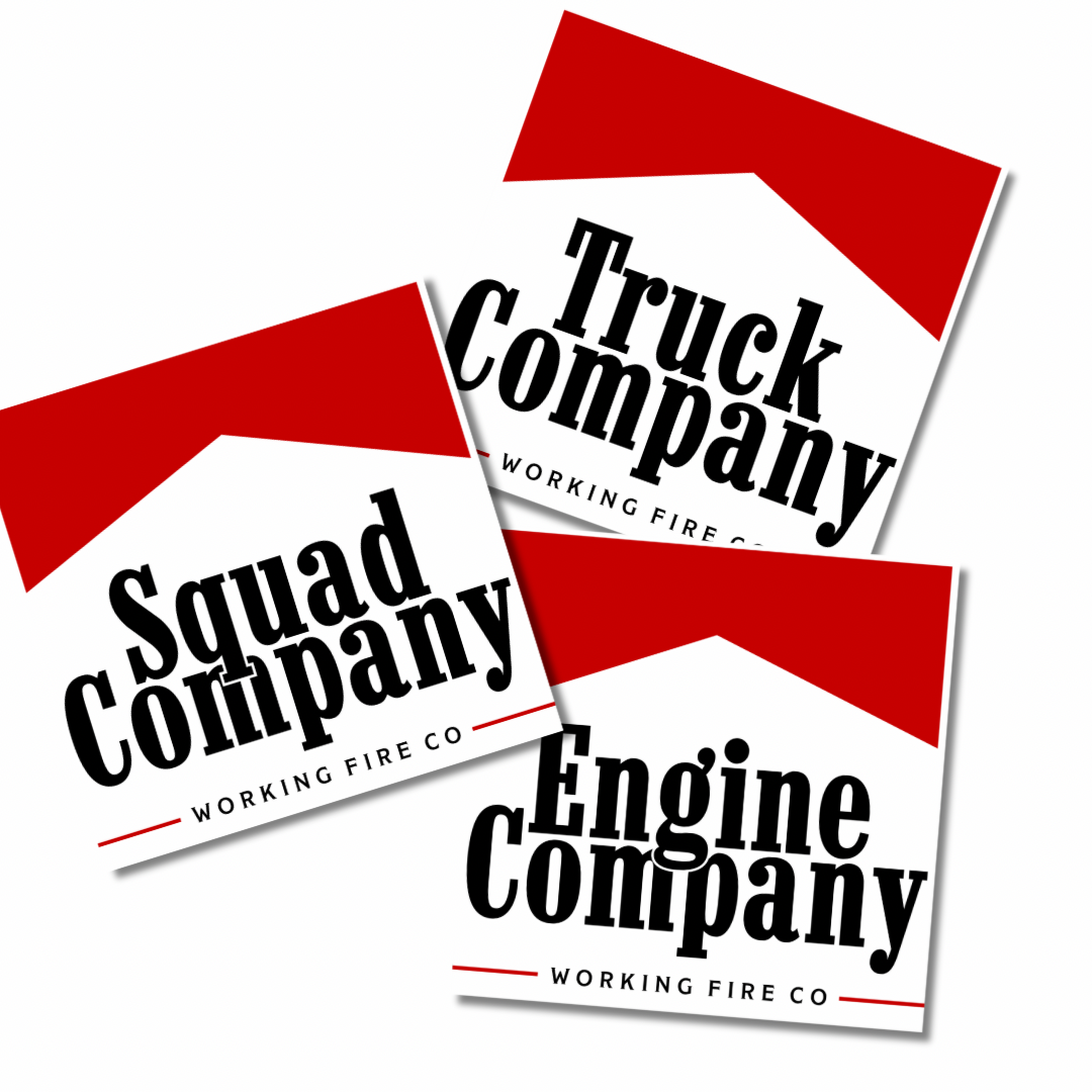 Company Stickers - 3 Pack | American Fire Brigade
