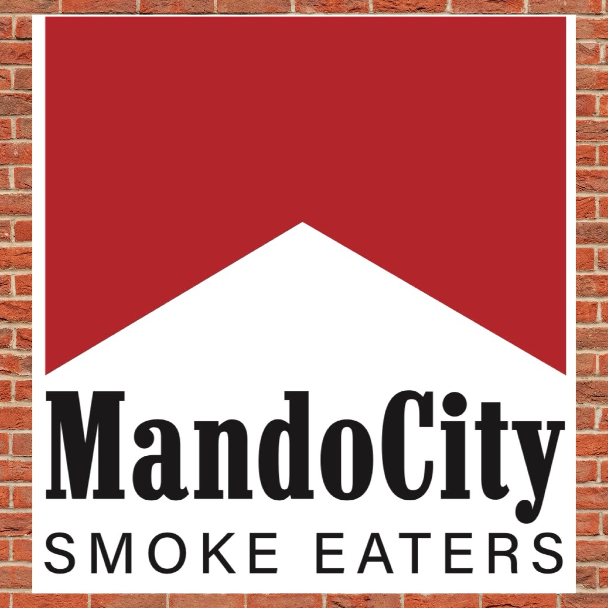 Mando City Sticker | American Fire Brigade