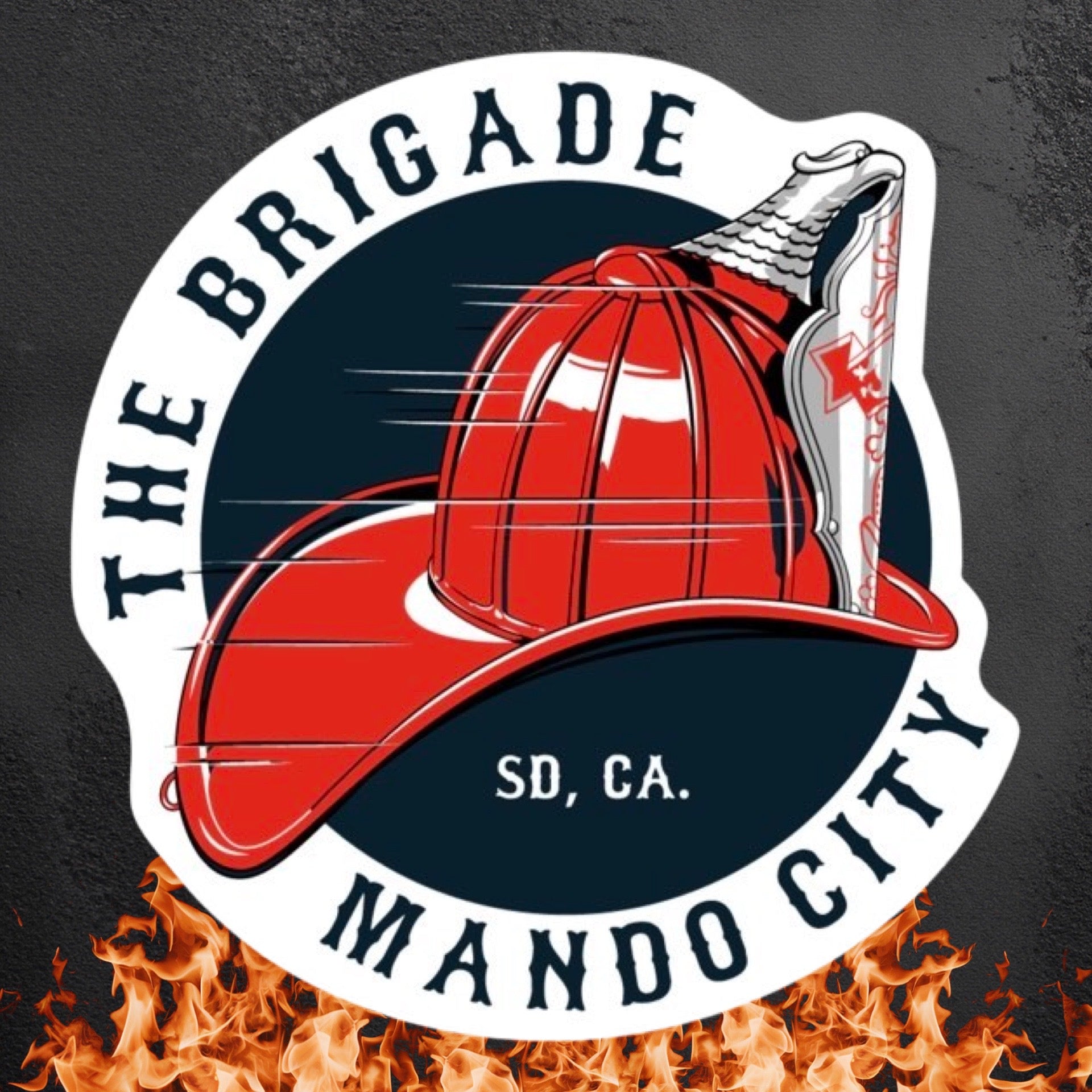 Brigade Lid 1.0 Sticker | American Fire Brigade