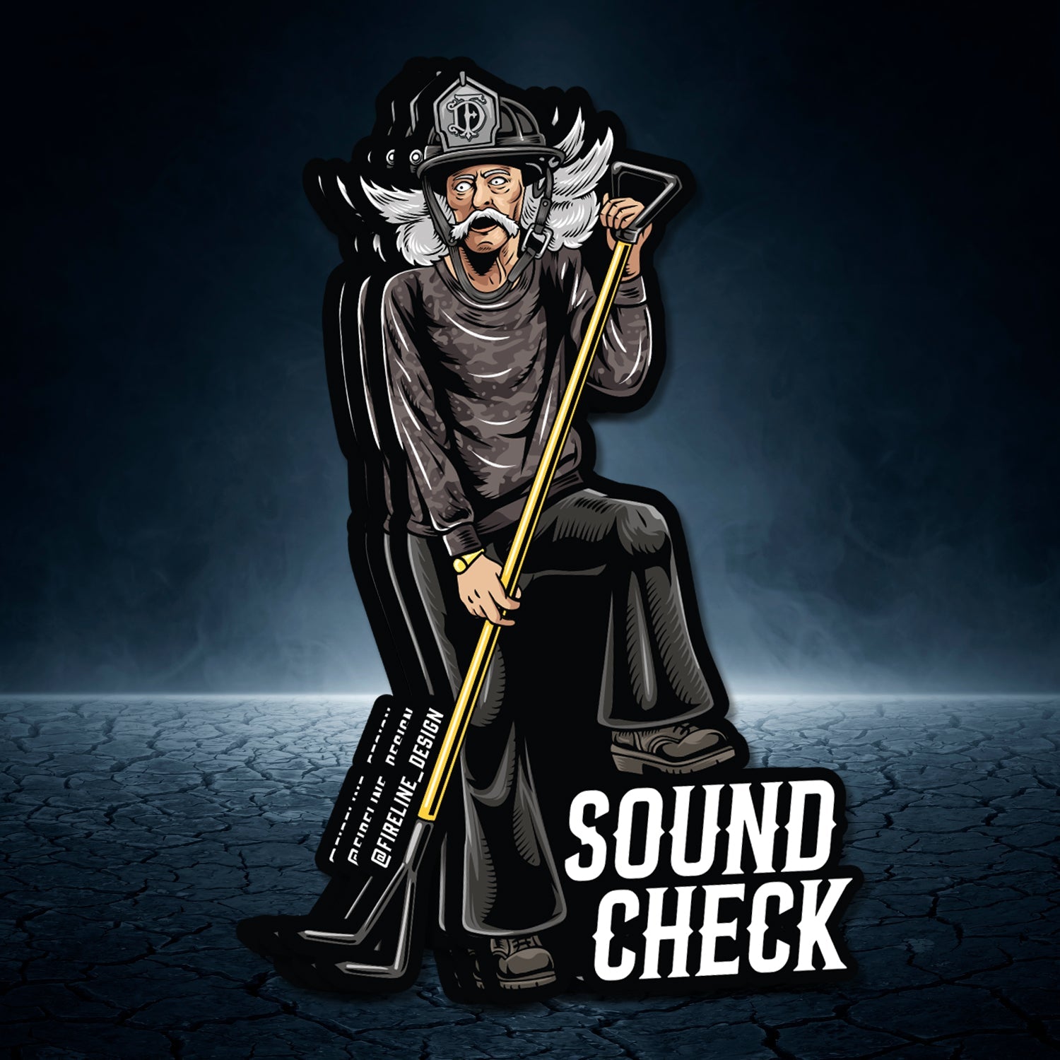SOUND CHECK Sticker - 3-PACK | American Fire Brigade