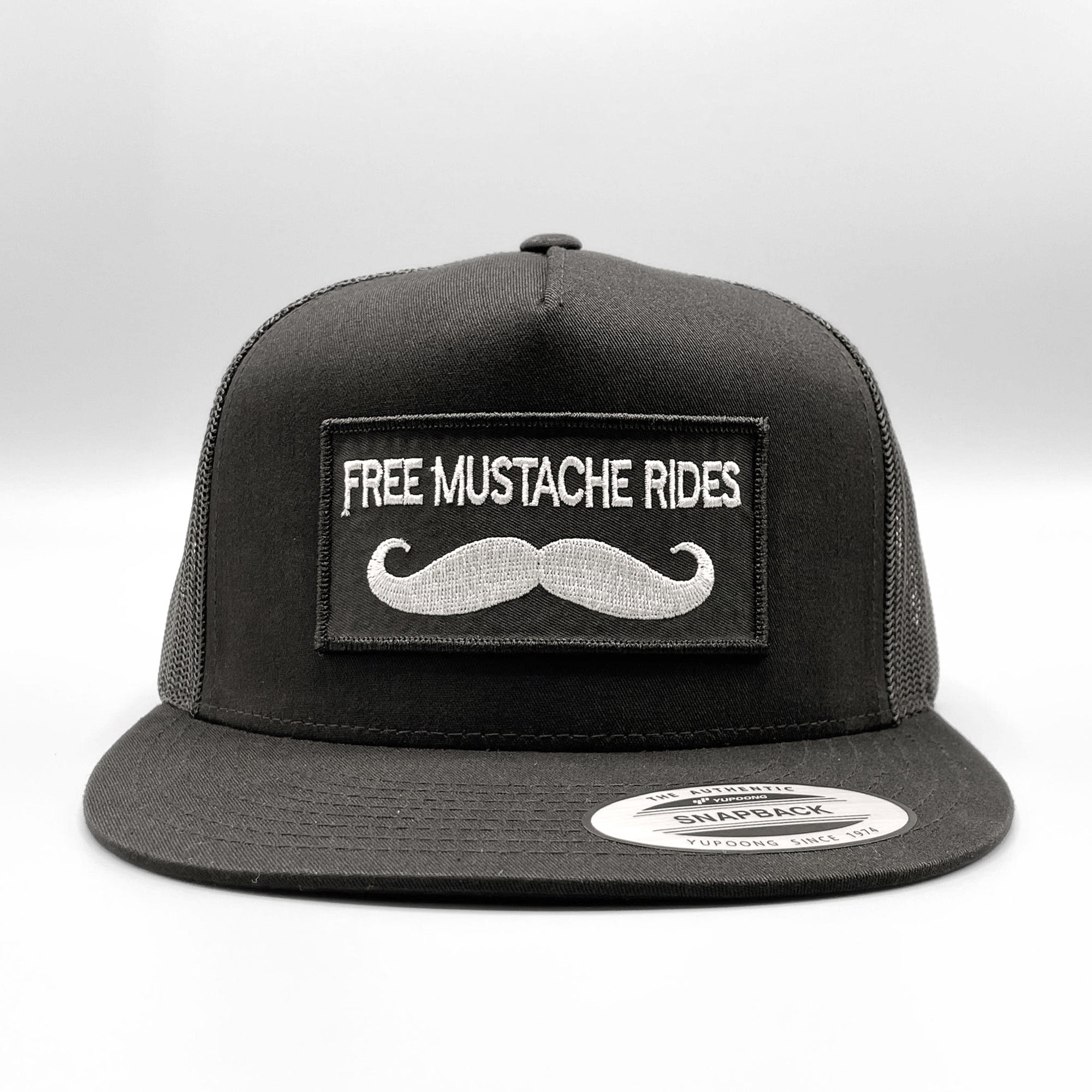 Free Mustache Rides Funny, Retro Trucker | American Fire Brigade