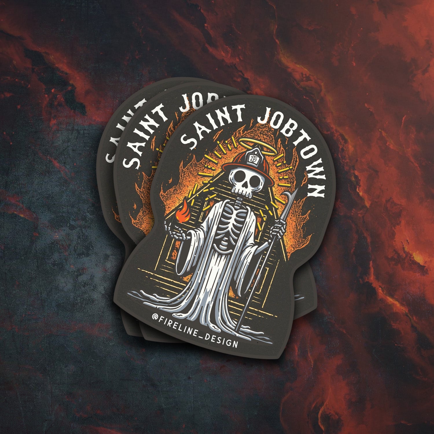 Saint Jobtown Sticker 3-Pack | American Fire Brigade