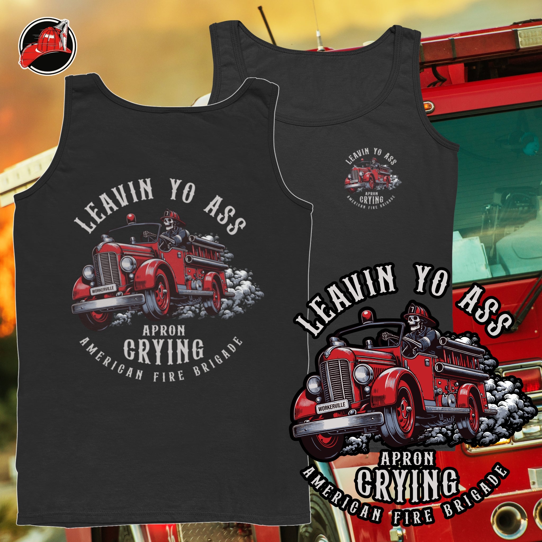 Apron Crying Tank | American Fire Brigade